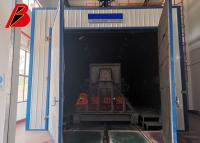 China 15000mm Industrial Sand Blasting Chamber with 10-Ton Capacity and 69kW Power for Large Workpieces for sale