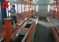 China Continuous TUV 60um Spray Painting Production Line for Slip Electric Doors for sale