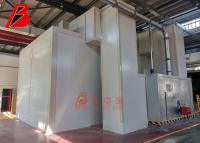 China Gas Burner Heat System CE 2.5m Automotive Spray Booth for Painting Line for sale