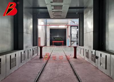China Gas Burner Heat System CE 2.5m Automotive Spray Booth for Painting Line for sale