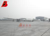 China Wind Blade Painting Line Project Trolley Transport Spray Booth 43m Custom Oven 150°C for sale