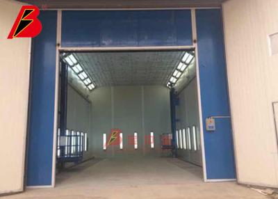 China TUV Large Truck Industrial Spray Booth with 3D Lift - 15000×5000×5000mm, 49KW Power for sale