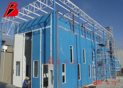 China BZB Outdoor Paint Booth for Trucks & Buses - 15000×5000×5000mm, 49KW Total Power, Diesel Heating System for sale