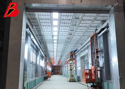 China Waterproof Manlift Wind Blade Painting Production Line with PLC Control System and Side Exhaust Ventilation for sale