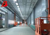 China Double Layer Fans Metallic Tunnel Oven 30um Painting Production Line for Wind Blade for sale