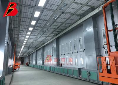 China Long Spray Booth Wind Blade 2.5m Min Spray Coating Line for Industrial Painting for sale