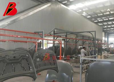 China Car Hood Paint Production Line Auto Painting Equipment Hanging Transport Line 50-150°C for sale