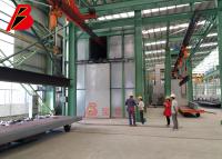 China 1.0m Minimum Spray Painting Production Line with Water Rotation Filter System for Steel Painting Operations for sale