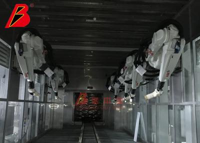 China Two Side Robot Paint Line Car Components Painting Production Line 50-150°C Oven for sale