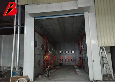 China TUV Bus Truck Infrared Spray Booth 15000×5000×5000mm with 140KW Heating System and Drive-Through Design for sale