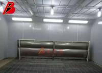 China Water Curtain Furniture Spray Painting Booth 12000×4500×4000mm with 34.5KW Power and 50000 m³/h Airflow for sale