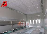China 12000mm Small Workpiece Spray Paint Booth for Furniture Making with 34.5KW Power and 50℃ Temperature Control for sale