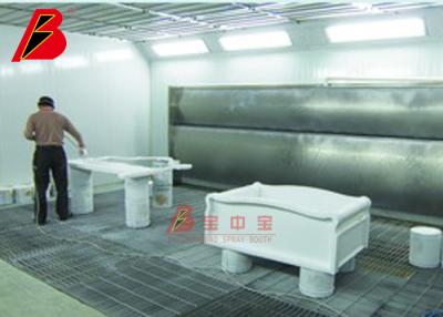 China 34.5KW Metal Basement Furniture Spray Booth 12000×4500×4000mm for Woodworking with Custom Ventilation for sale