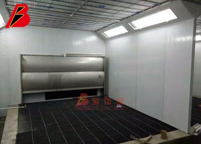 China CE TUV Certified Water Curtain Filter Spray Booth for Wood Furniture 12000×4500×4000mm 34.5KW for sale