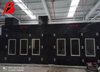 China BZB-8000 Electric Heated Automotive Spray Booth 6900x4000x2800mm with 24000m³/h Turbo Fans for sale