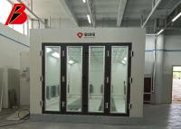 China BZB-8000 16kW Vehicle Spray Booth with 3000x2600mm Glass Door & 24000m³/h Turbo Fans for sale