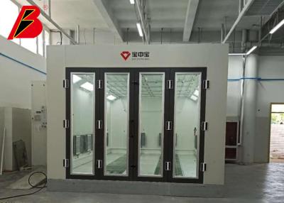 China BZB-8000 16kW Vehicle Spray Booth with 3000x2600mm Glass Door & 24000m³/h Turbo Fans for sale