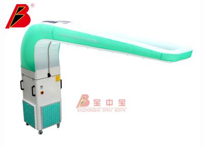 China PVC Air Cover Painting Exhaust System Pre-Station Cabinet Portable Paint Collector 3000 CFM 650×650×1500mm for sale