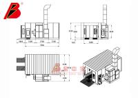 China Teaching Spary Booth Big Glass Paint Booth For School Training Spray Equipment for sale