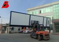 China Portable Twins Vehicle Spray Booth Container Style 9090×4040×2200mm with 25000m³/h Air Capacity for sale