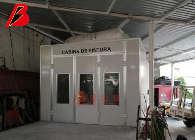 China Down Draft Automotive Spray Painting Booth Simple Paint Booth for Car Repair Shop 7000x5560mm for sale