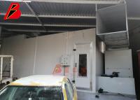 China Down Draft Automotive Spray Painting Booth Simple Paint Booth for Car Repair Shop 7000x5560mm for sale