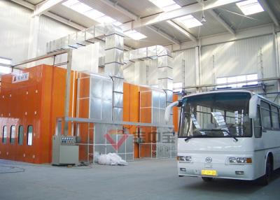 China BZB Brand Industrial Spray Booth with 3D Lifting Platform - 15000×5000×5000mm Dimensions, 65KW Power for sale