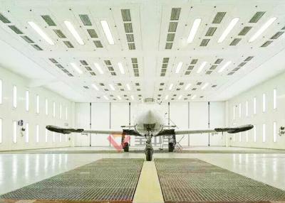 China Custom Aircraft Spray Painting Booth 30,000×8,000×8,000mm with 400,000 Kcal/h Heating System for sale