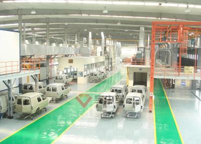 China Smart Robotic Auto Painting Production Line with 50-150°C Oven & 6 DEVELBISS Spray Guns for Automotive Manufacturing for sale