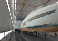 China Custom Yacht Paint Booth 30000×8000×7000mm with 780,000 Kcal/h Heating & 100KW Power for sale
