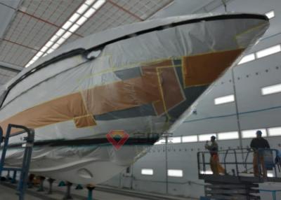 China Custom Yacht Paint Booth 30000×8000×7000mm with 780,000 Kcal/h Heating & 100KW Power for sale