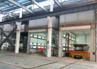 China Military Tank Painting Booth Line with PLC Control System and Side Exhaust Ventilation for Heavy Equipment Coating for sale