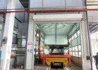 China Military Tank Painting Booth Line with PLC Control System and Side Exhaust Ventilation for Heavy Equipment Coating for sale