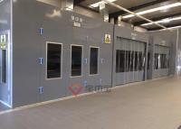 China Sheet Metal Paint Line with Side Push Moving Car System - 6900×4000×2650mm Booths, 48 Trolleys, 247.8m Track for sale