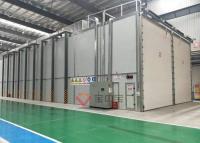 China Paint Drying Room Big Wind Blade Painting Baking Booth with Electric Rolling Door for sale