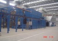 China Professional Heavy Machinery Painting Line with PLC Control System and Hanging Transport for Industrial Projects for sale