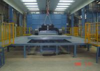 China Professional Heavy Machinery Painting Line with PLC Control System and Hanging Transport for Industrial Projects for sale