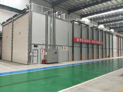 China TUV Wind Blade Industry Spray Booth Baking Room Custom Size 50-150 Degree for sale