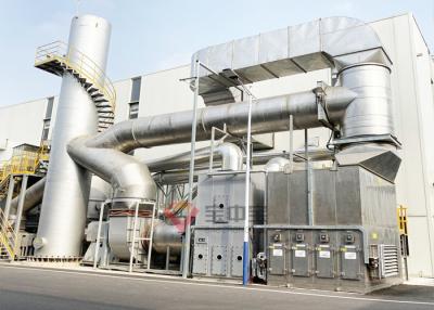 China RTO Waste Gas VOCs Treatment System for Painting Equipment with 100mm Thermal Insulation and 30°C Surface Temperature Control for sale
