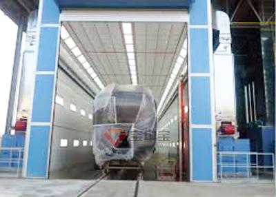 China Full Downdraft Railway Paint Booth System for Trains - Custom Automatic Painting with 8-Hour Production Capacity for sale