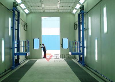 China Customized Bus Paint Booth with 3D Lift Platform - 15000×5000×5000mm Internal Dimensions, 140KW Total Power for sale
