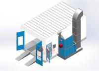 China BZB-8100 Auto Body Paint Booth with Basement - 6900×4000×2650mm Inner Size, 380V/8.5KW Power for sale