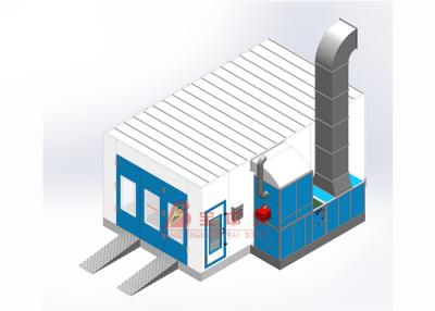 China BZB-8100EX Car Spray Booth 6900×4000×2650mm with 14KW Power and LED Lighting for sale