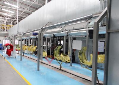 China Motorcycle Spray Paint Production Line with 50-150°C Oven Temperature and Custom Spray Booth for Automotive Manufacturing for sale
