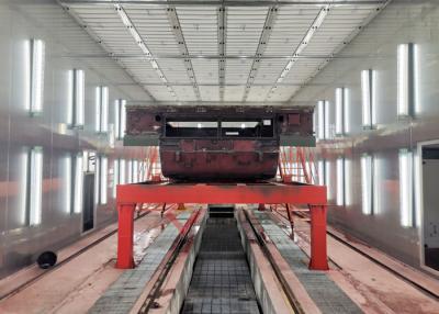 China Heavy Tank Spray Booth with Electric Trolley for Industrial Painting Line - Custom Sizes 50-150°C Oven for sale