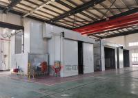 China Heavy Tank Spray Booth with Electric Trolley for Industrial Painting Line - Custom Sizes 50-150°C Oven for sale