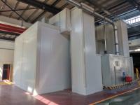 China Industrial Sand Blasting Room & Automated Painting Line with 50-150°C Oven Temperature Range and Custom Sizing for sale