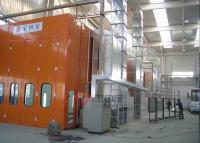 China Side Air Draught Ventilated Spray Booth 15000×5000×5000mm with 49KW Power and Drive-Through Doors for sale