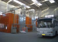 China Custom Industrial Spray Booth for Trucks & Buses 15000×5000×5000mm with 49KW Power and 36000m³/h Ventilation for sale