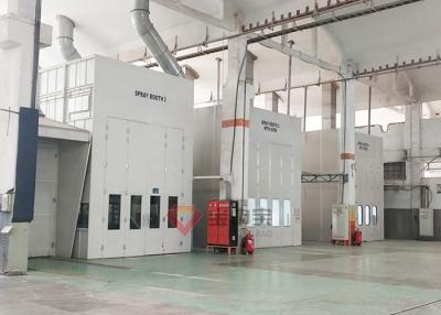 China Yutong Bus Spray Booth 15000×5000×5000mm with 140KW Diesel Heating System for Professional Paint Rooms for sale
